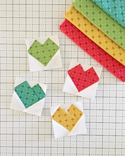Foundation Paper Piecing Sew Along + Free Heart Block Pattern - Center ...