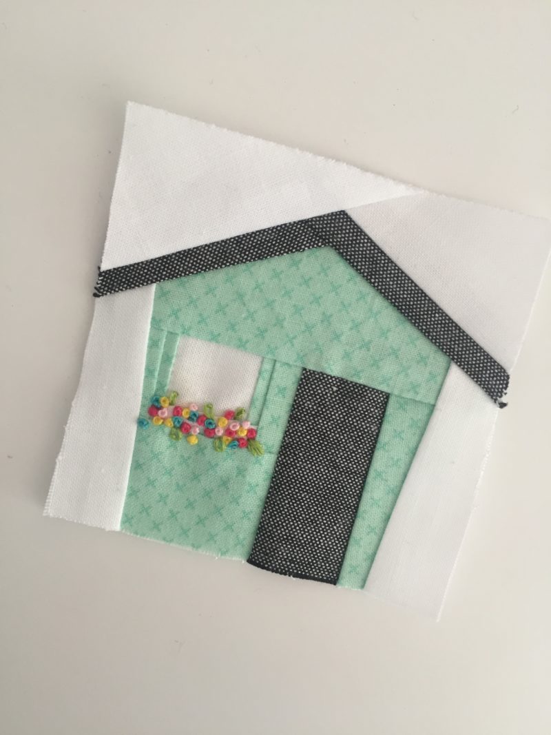 Tiny House Quilt Block - Center Street Quilts