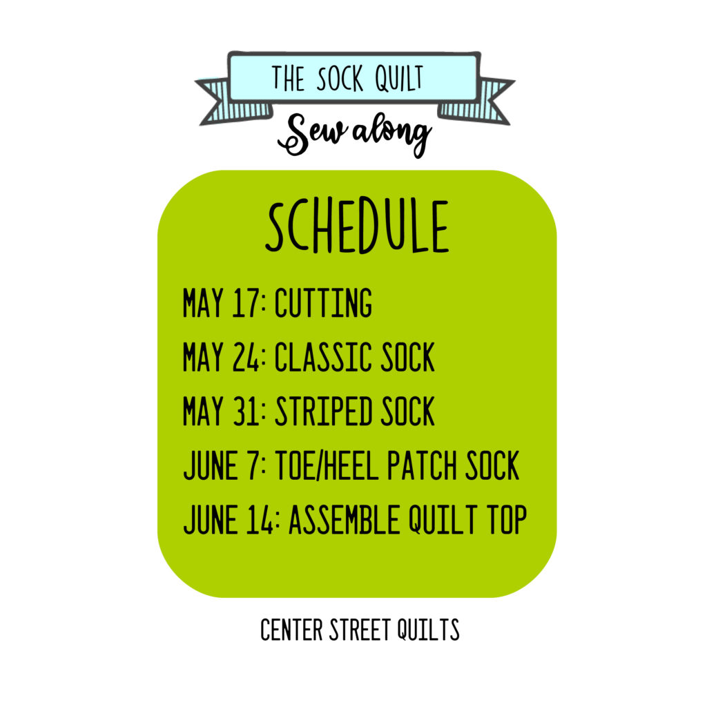 The Sock Quilt–New Pattern + Sew Along - Center Street Quilts