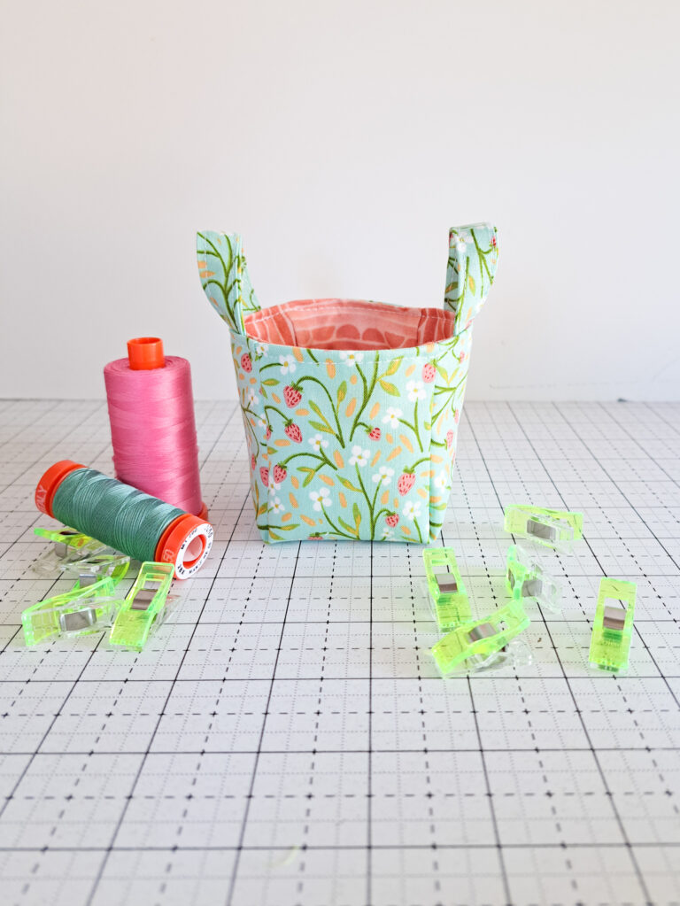 Free Tiny Trinket Basket Tutorial - Center Street Quilts
